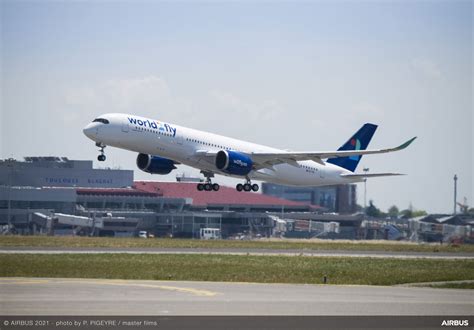 New Airline World2fly Receives First A350