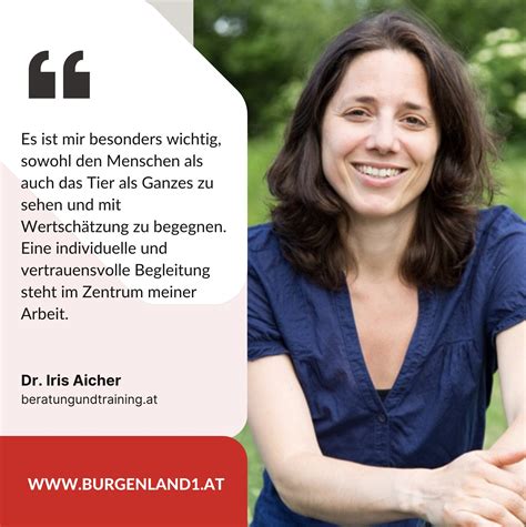 Dr Iris Aicher Im Einklang Von Mensch Und Tier