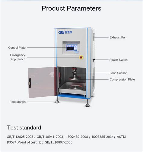 Sponge Foam Compression Fatigue Testing Machine Haida International Equipment