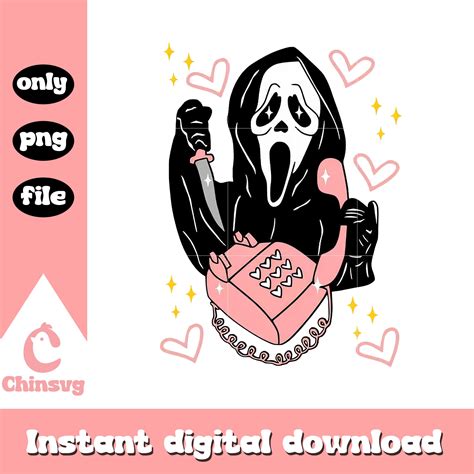 Ghostface Calling Halloween Design Png Ghostface Halloween Png Chinsvg
