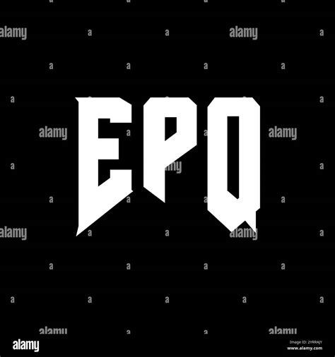 Epq Letter Logo Design For Technology Company Epq Logo Design Black