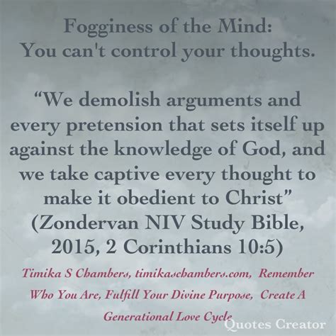 Master Thyself Timika S Chambers