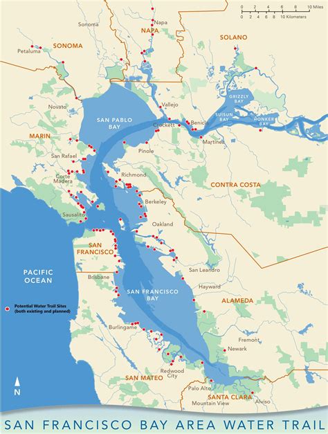Us Map San Francisco Bay