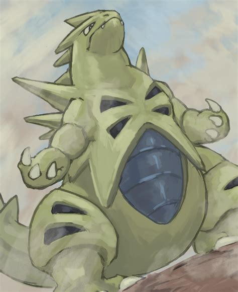 Tyranitar By Tessy ポケモンの描き方 ポケモンファンアート ポケモン