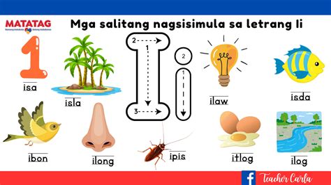 Teacher Mga Salitang Nagsisimula Sa Letrang Ii Letrangii