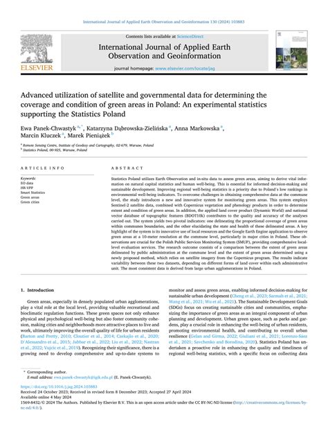 Pdf Advanced Utilization Of Satellite And Governmental Data For