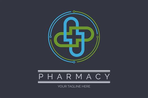 Hospital Pharmacy Cross Modern Logo Graphic By Lordottori · Creative