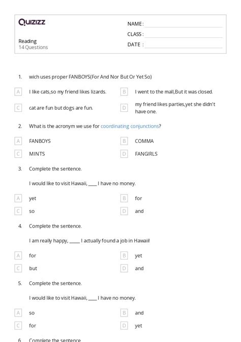 50 Reading Worksheets For 2nd Grade On Quizizz Free And Printable