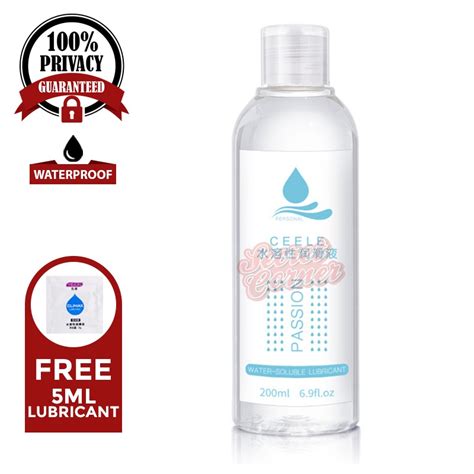 Secret Corner Ceele 200ml Passion Lubricant Anal Vagina Sex Toy Water