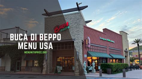 Buca Di Beppo Menu With Prices 2025 Usa Updated Menu With Prices