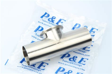 Tri Clamp Reducing Short Outlet Tee 7rmp Tee Pande Flow Technology