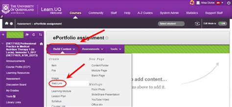 Create An Eportfolio Assignment Submission Link Elearning