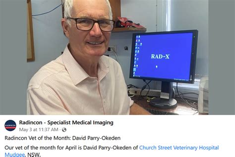 Radincon Featured Vet April 2023 David Parry Okeden