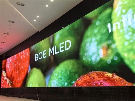 Microled Milestone Boe Launches Mass Production Invidis