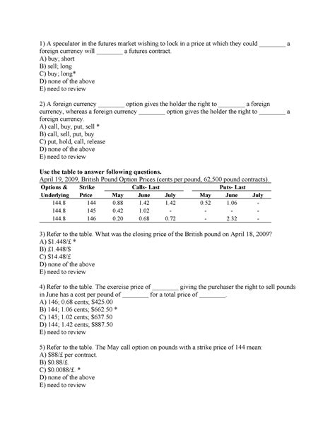 Inclass Practice Derivatives 1 A Speculator In The Futures Market
