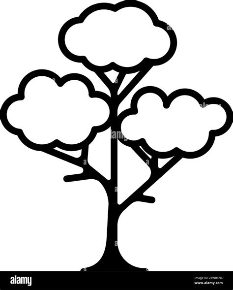 Cartoon Tree Black And White Tree Clipart Black And White