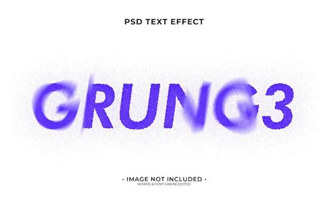 Premium Psd Grunge Rusty Text Effect