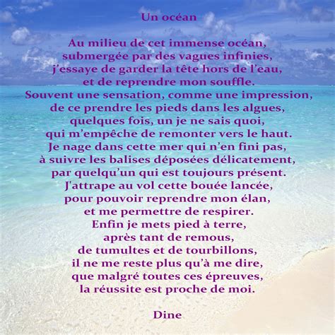 Poeme Ocean