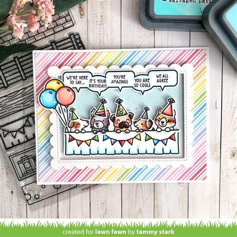 Lawn Fawn Simply Celebrate Hangouts Stamps And Dies Simon Says Stamp