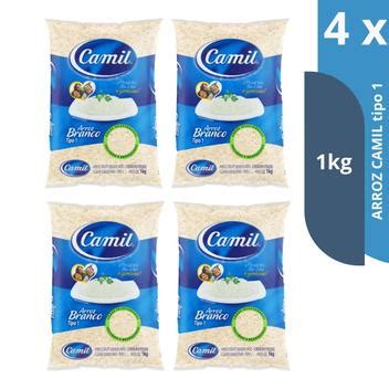 Kit Arroz Branco Tipo 1 Camil Pacote 1kg Arroz Magazine Luiza
