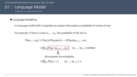 Presentationnlp Pretraining Models Based On Deeplearning Bert Gpt