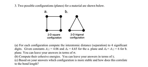 Solved 3 Two Possible Configurations Planes For A