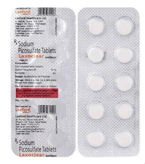 Laxoclear 10mg Tablet 110 Tablets At ₹ 150strip In Nagpur Id