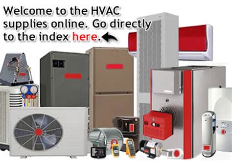 Heating And Air Conditioning Installation And Service Supplies