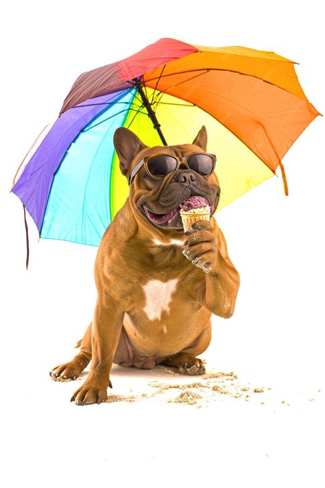 Premium Photo A Comical Moment Of A Funny Looking Dog Wearing