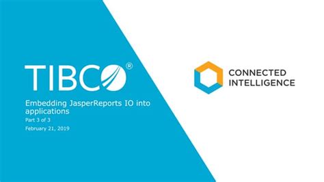 Embedding Reports And Data Visualizations Into Applications Jasperreports Io Tutorial Workshop