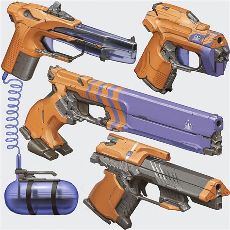 Artstation Orange Guns