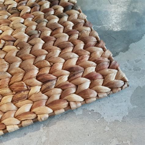 Natural Woven Banana Leaf Rectangular Dining Placemats Canggu And Co