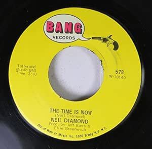 Neil Diamond 45 Rpm The Time Is Now Solitary Man Music