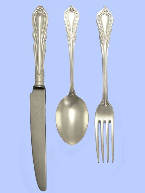 New Silver Flatware In Lily Pattern Mp Levene