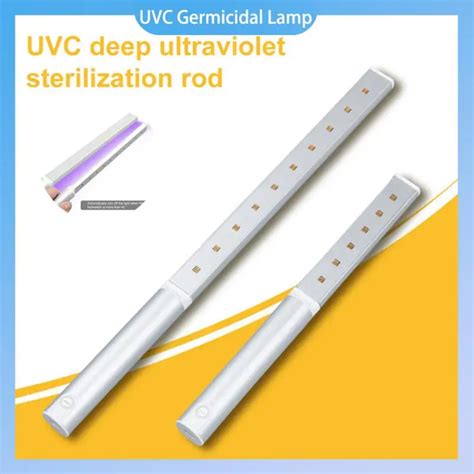 휴대용 자외선 램프 UV 살균기 조명 공기 소독 램프 휴대용 UVC 살균 진드기 제거 조명 LED 작업용 램프 AliExpress