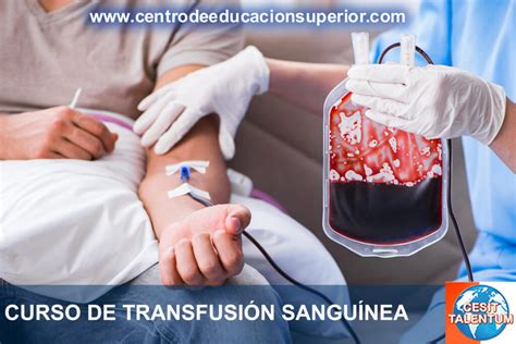 Curso De Transfusión Sanguínea 20 Horas Virtual Gratis