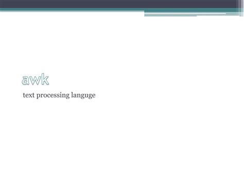 PPT AWK PowerPoint Presentation Free Download ID 3172527