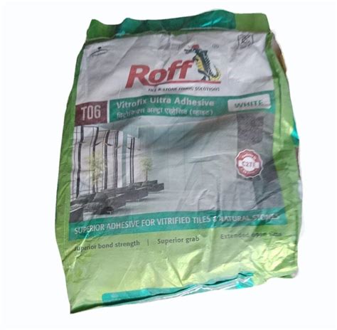 Roff T06 Vitrofix Ultra Tile Adhesive 20 Kg Bag At ₹ 1200 Bag In Rajkot