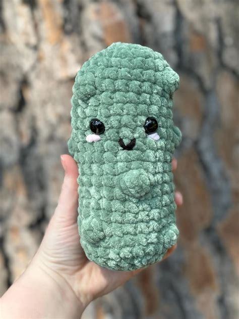 Crochet Pickle Pattern Larry The Pickle Crochet Amigurumi Amigurumi