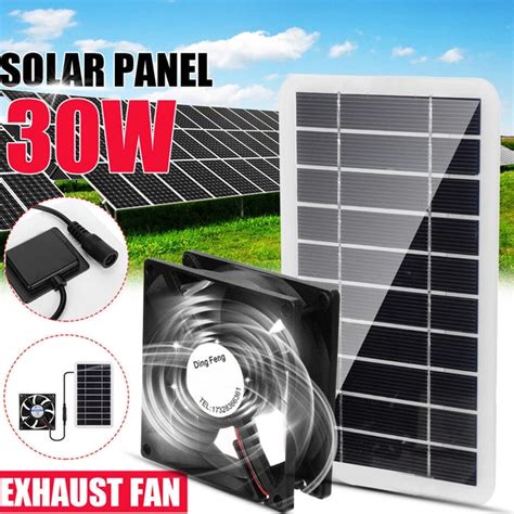 30w SolarlÜfter Solar Lüfter Belüfter Solarventilator Gewächshaus