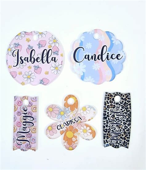 Laser Sublimation Blanks 3mm Or 4mm Subli Acrylic 40oz Stanley Acrylic Name Plate 5 Styles