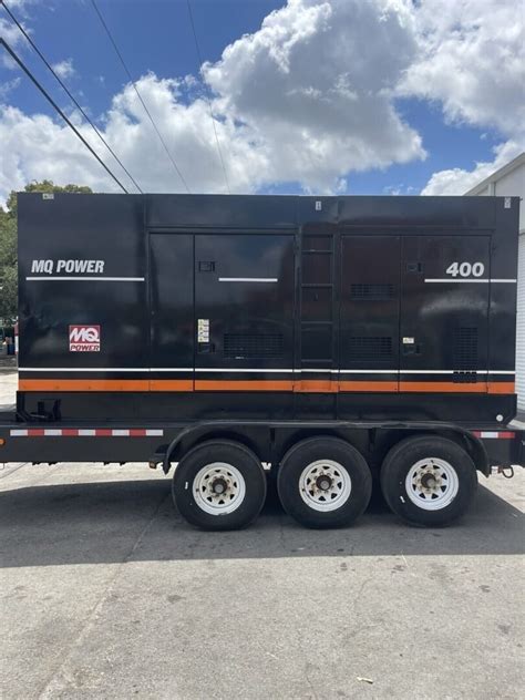 400 Kva Multiquip Whisperwatt Silent Diesel Generator Trailer Mounted