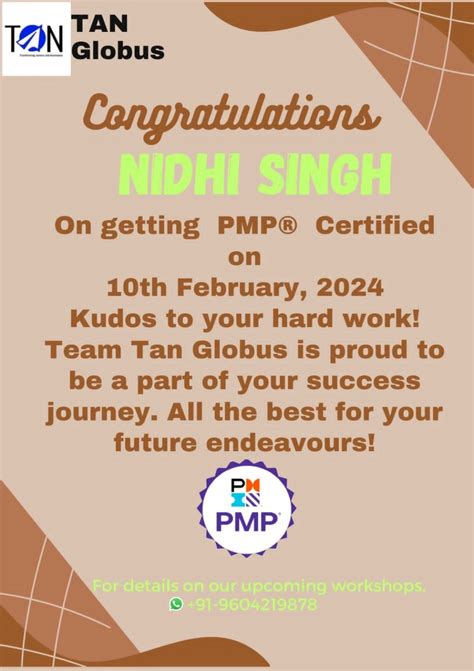 Tanveer Sayed On Linkedin Daily Pmp Success With Tanveer Sayed Tan Globus International Llp