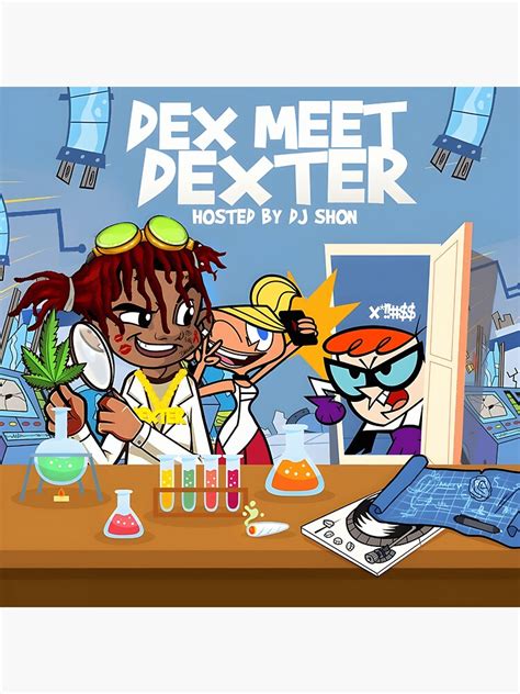 Famous Dex Dex Meets Dexter Art Sticker For Sale By Stefanieagotz Redbubble