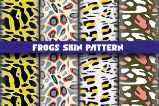 Seamless Frogs Skin Pattern Design Graphic By Asmaakterjoti12
