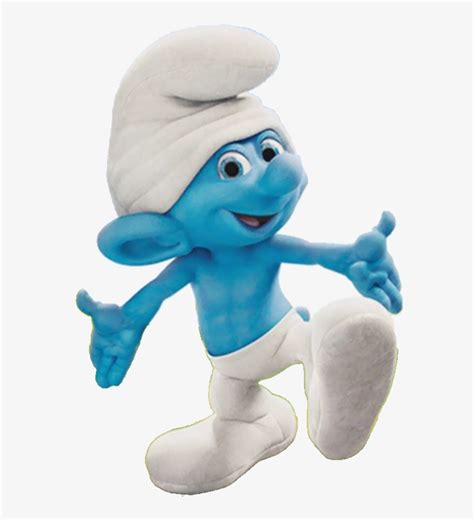 Clumsy 2 Clumsy Smurf 602x833 Png Download Pngkit