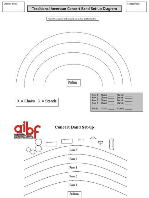 Orchestra Seating Chart Worksheet