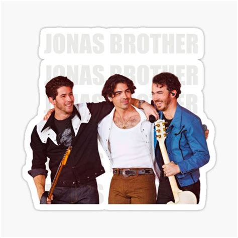 Jonas Brothers Retro Art Sticker For Sale By Korartstudio Redbubble