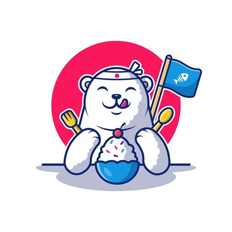Polar Bear Ice Cream Logo