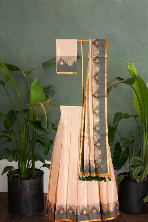 Tissue Half Saree Dhavani Set Ninikaa